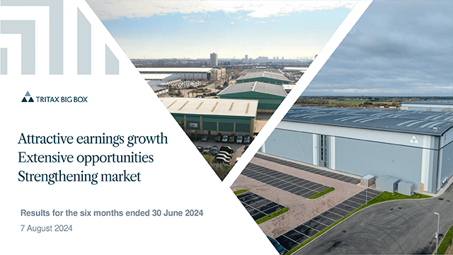 Tritax Big Box REIT plc - Half Year Results 2024 | SparkLive | LSEG
