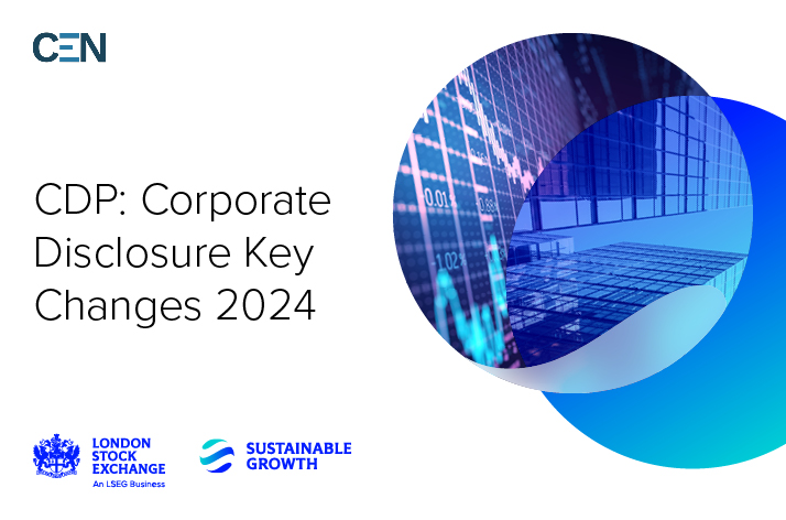 CDP: Corporate Disclosure Key Changes 2024 | Member Services | LSEG